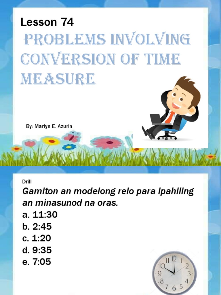Grade 3 Time Conversion Problems | PDF | Teaching Mathematics