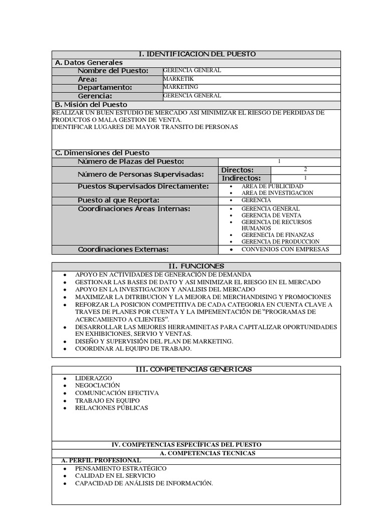 Formato De Perfil De Puesto Perfil De Trabajo Puestos - vrogue.co Formato De Perfil De Puesto Perfil De Trabajo Puestos - vrogue.co