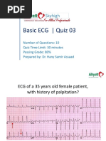 Basic EKG Interpretation Exam Answers | PDF | Electrocardiography ...