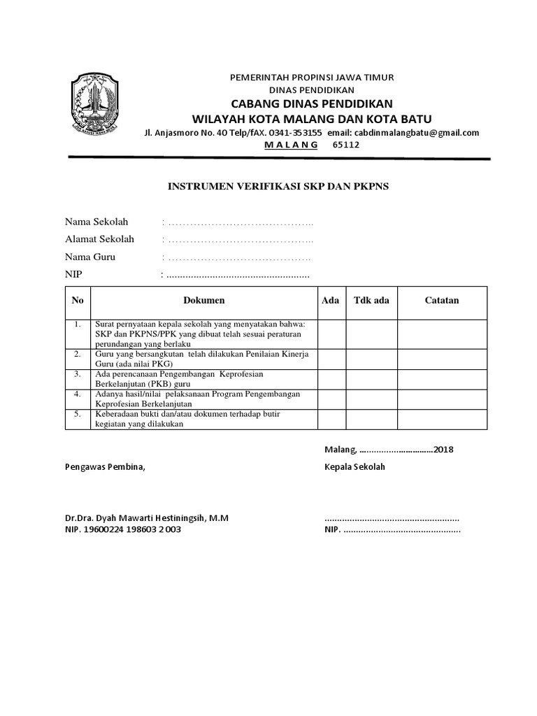 Verifikasi SKP Guru | PDF | Karier & Perkembangan | Bisnis