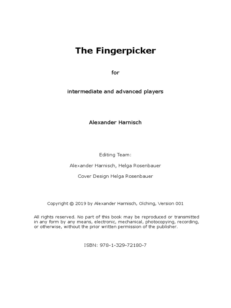 The Fingerpicker | PDF | Guitars | Jazz