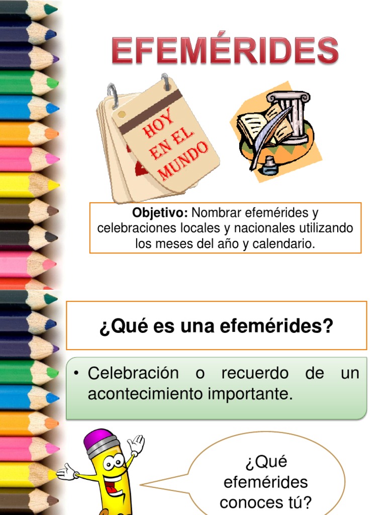 Definición y ejemplos de efemérides | PDF | Ciencias sociales