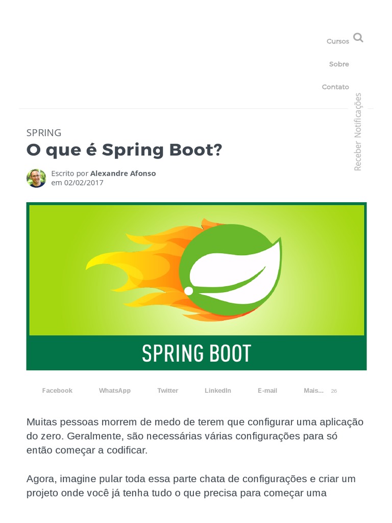 O Que É Spring Boot | PDF | Model-View – Controller (MVC ...