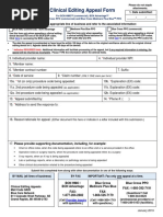 Medicare Part B Redetermination and Clerical Error Reopening Request ...