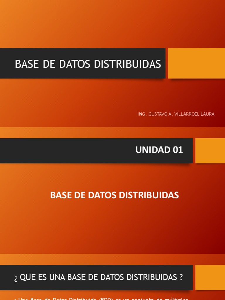 Base de Datos Distribuidas | PDF | SQL | Servidor SQL de Microsoft