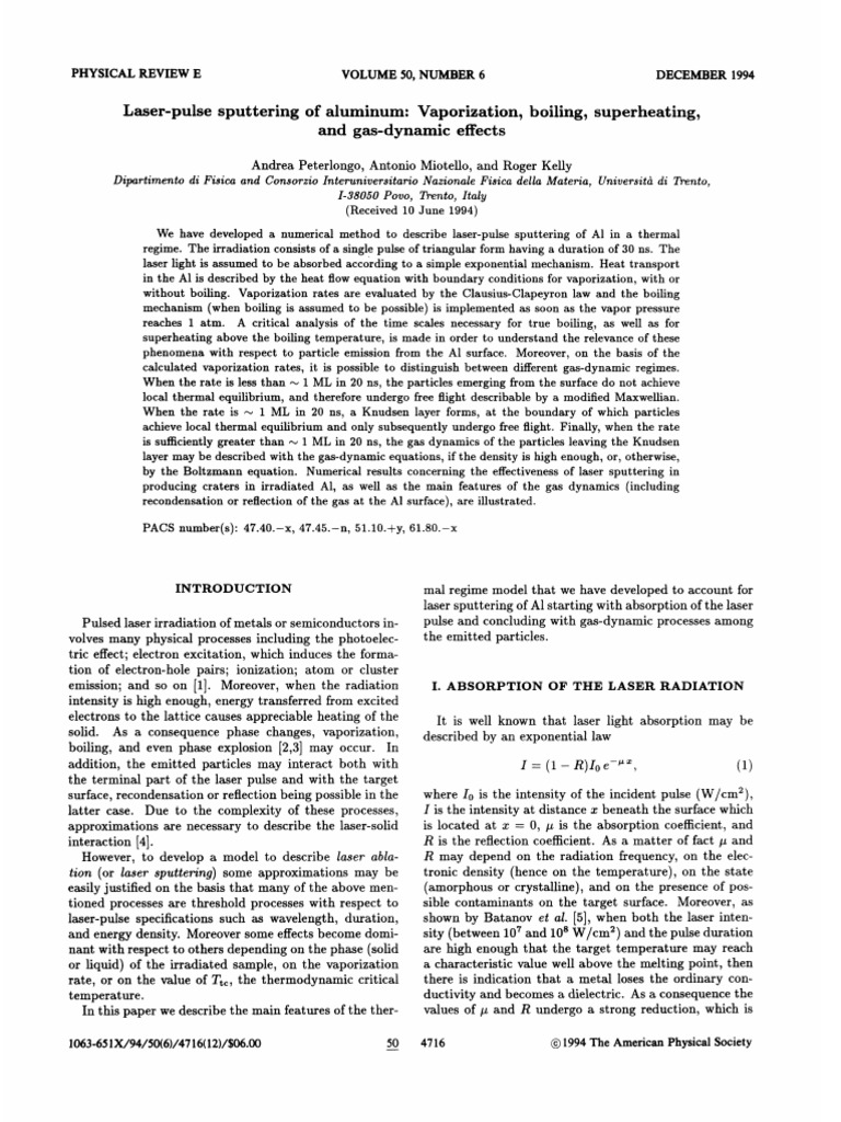 Peter Longo 1994 | PDF | Heat | Boiling