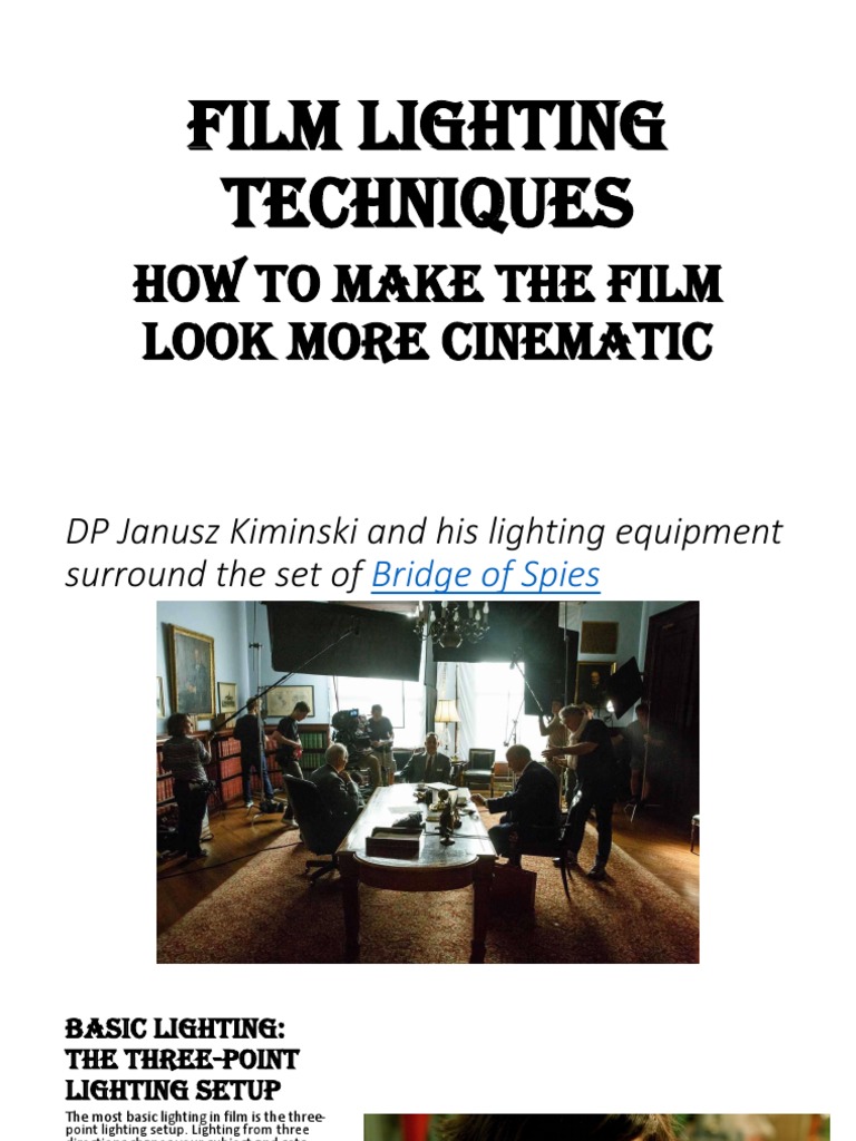 Film Lighting Techniques