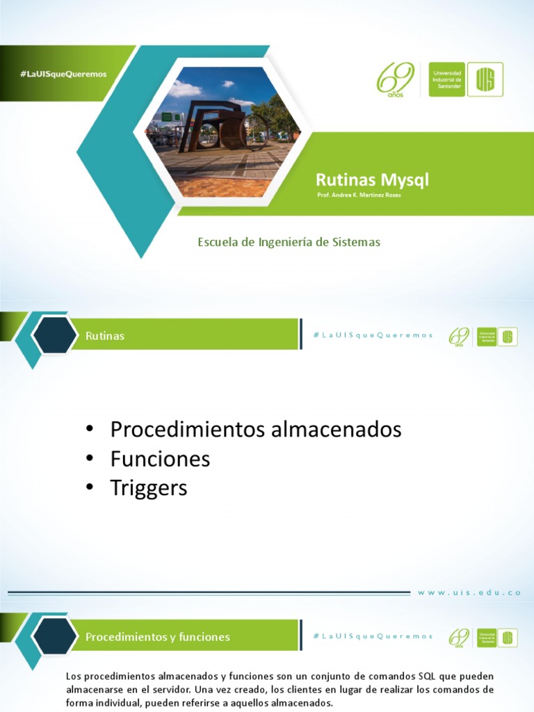 Procedimientos-Funciones y Triggers | PDF | SQL | Gestión de datos Procedimientos-Funciones y Triggers | PDF | SQL | Gestión de datos