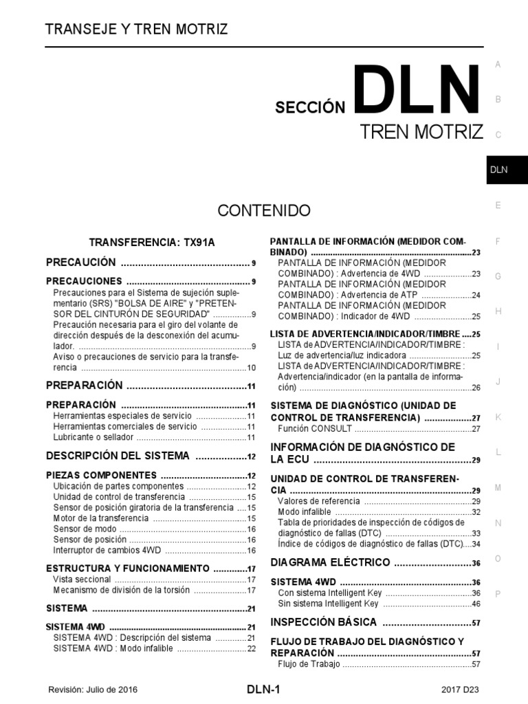 DLN D23 | PDF | Engranaje | Tecnología de vehículos