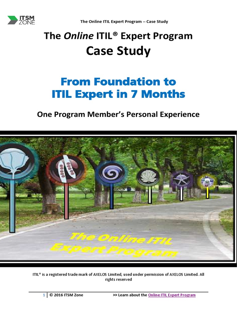 Case Study: The Online ITIL® Expert Program | PDF | It Service ...