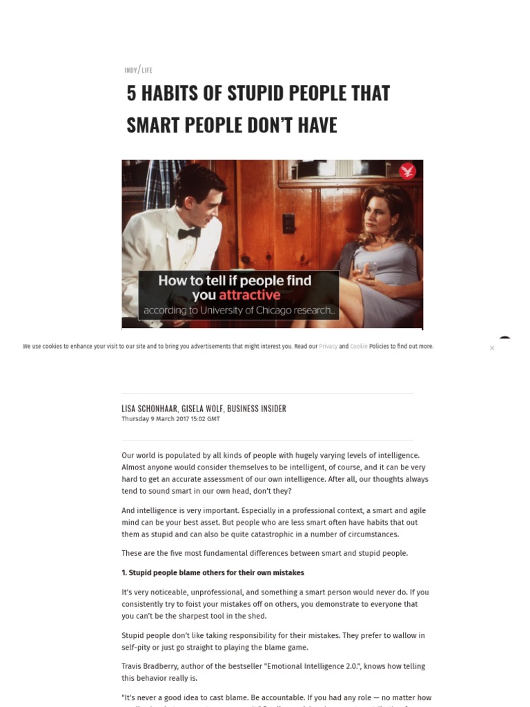 How To Handle Stupid People | PDF | Psychological Concepts | Action ...