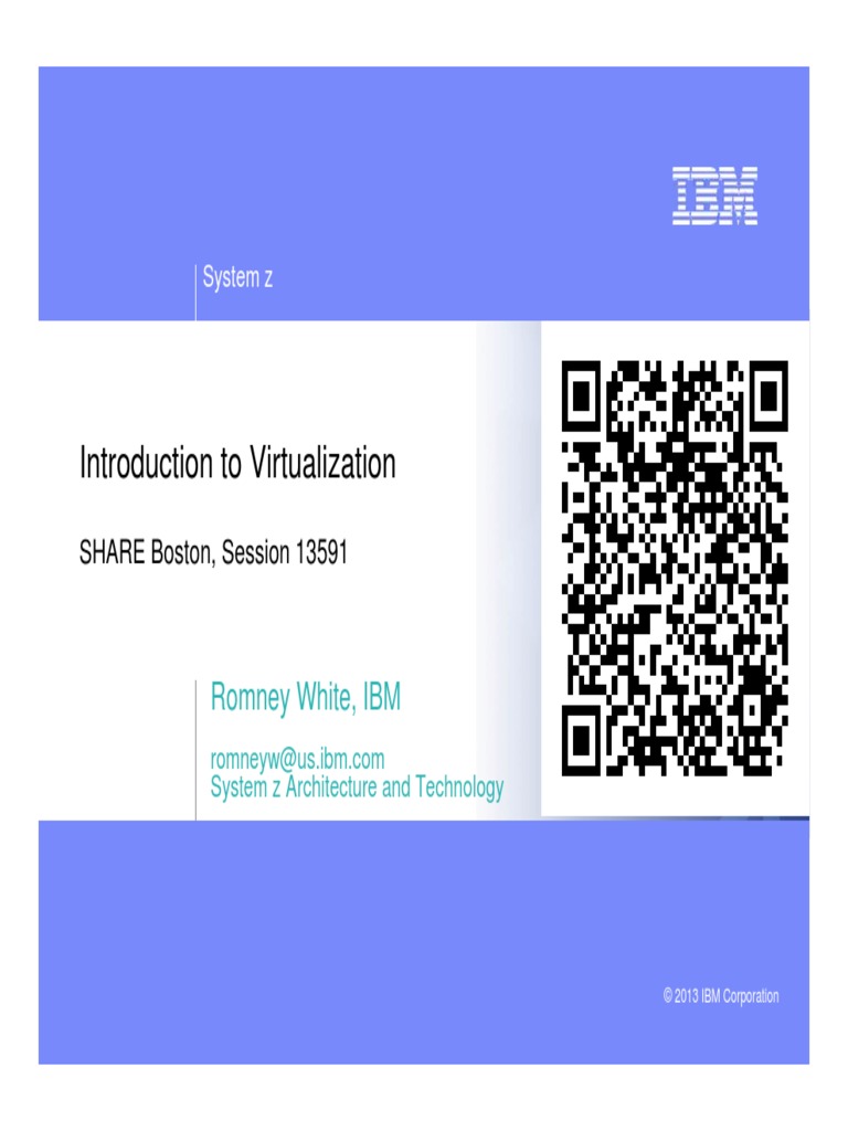 Introduction To Virtualization Pdf Virtual Machine Virtualization