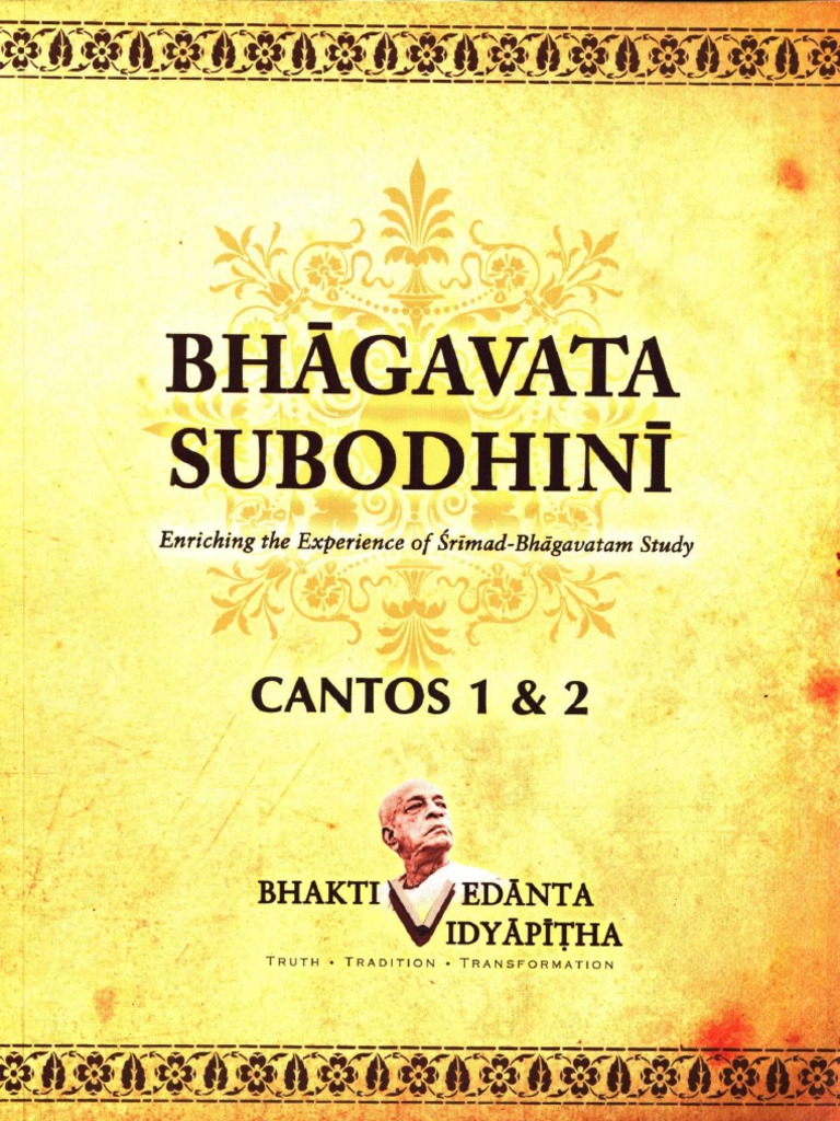 Bhagavata Subodhini 1-2 | PDF | Bhagavata Purana | Vaishnavism