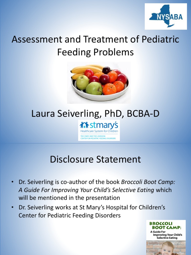Assessment and Treatment of Pediatric Feeding Problems | PDF ...