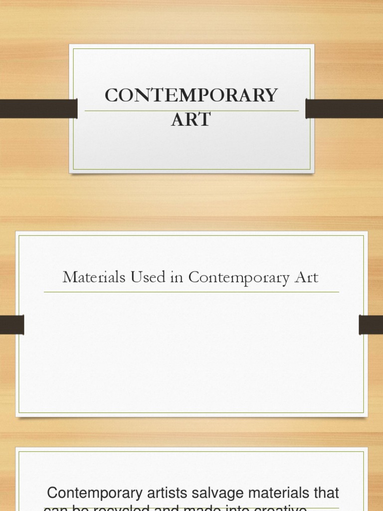 Cont. Art Lesson 3 | PDF | Paintings | Paint