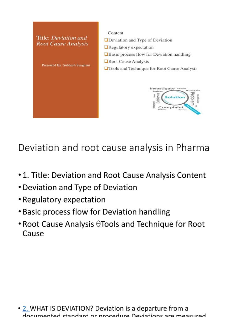 Deviation Presentation | PDF | Causality | Business