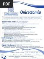 Onicectomia | PDF | Clavo (anatomía) | Dedo del pie