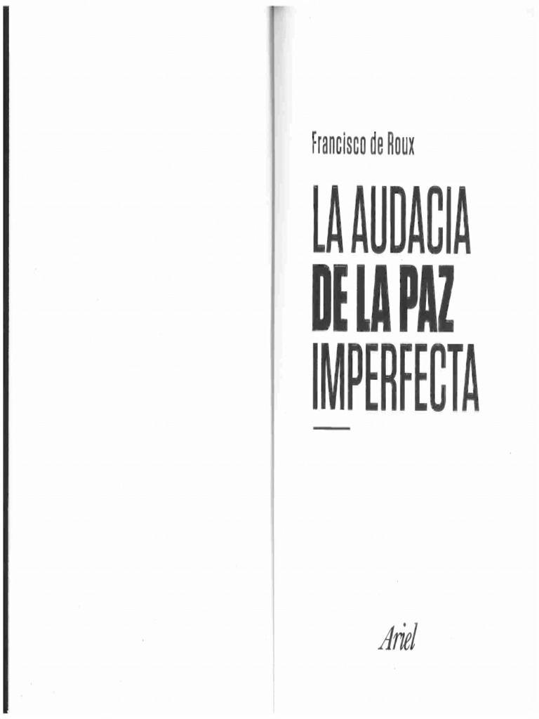 Roux Audacia Paz Imperfecta Completo | PDF