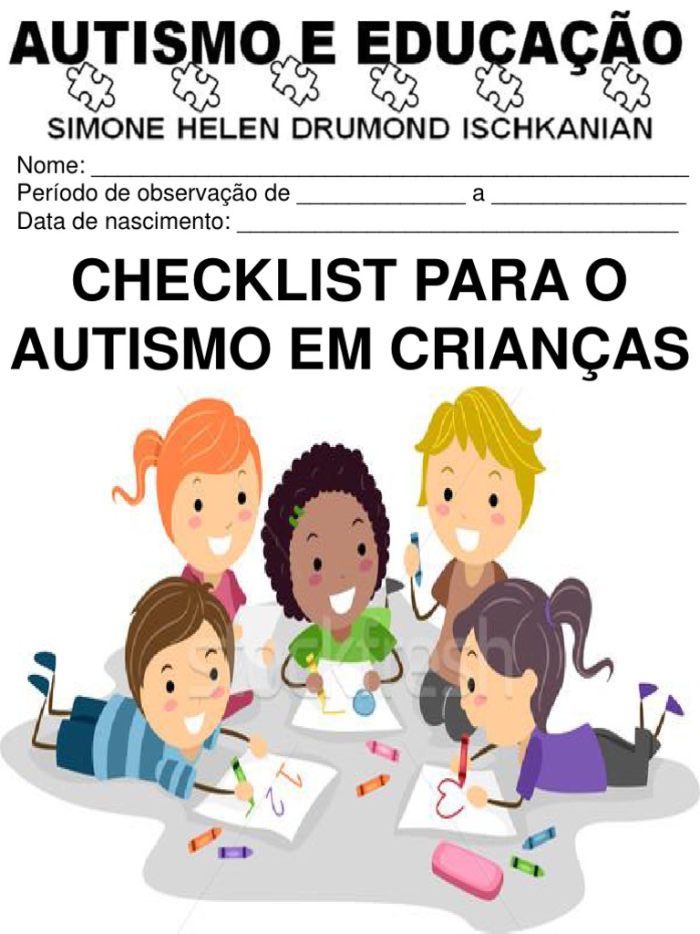 Check List do Autismo | Autismo | Diagnóstico Médico | Avaliação ...