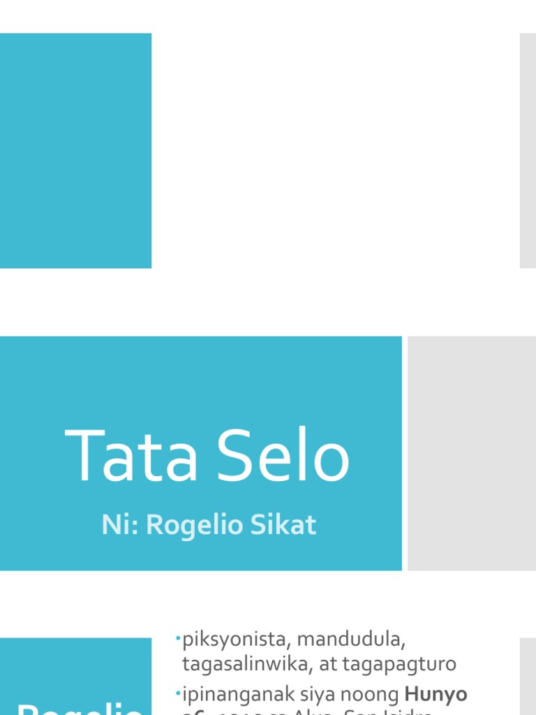Tata Selo | PDF