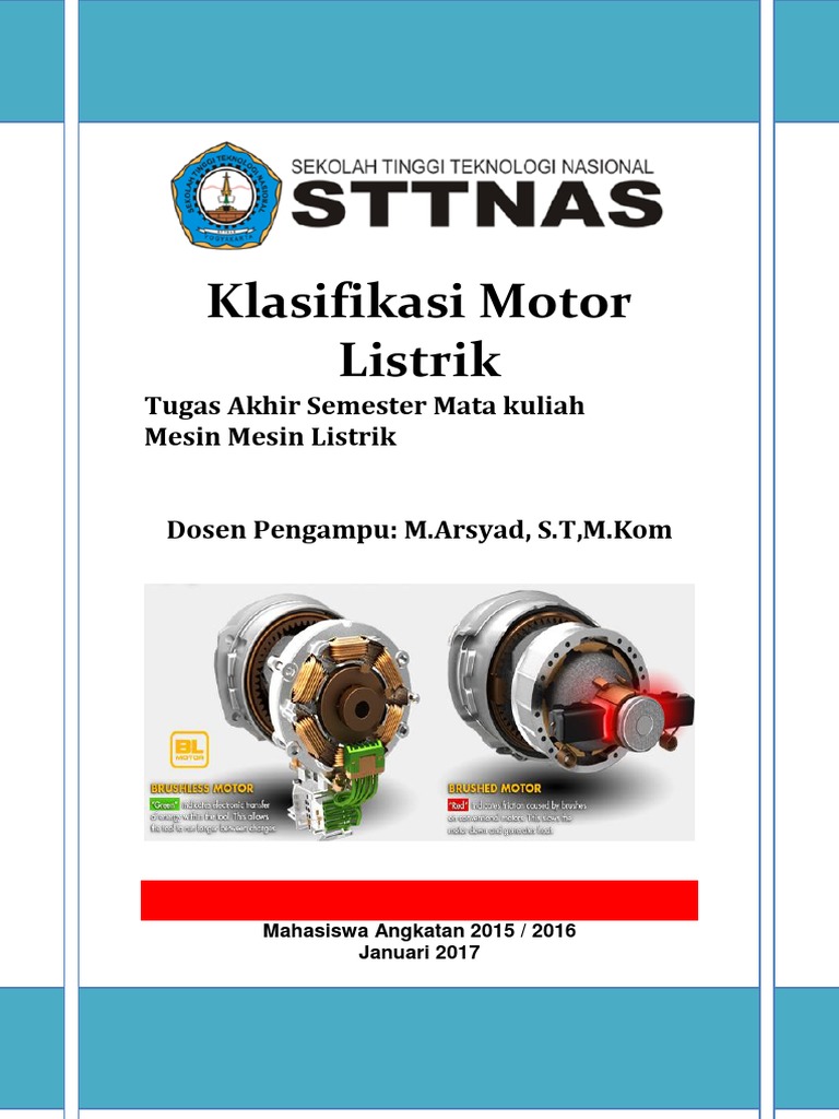 Klasifikasi Motor Listrik Baru - Final.A5 | PDF