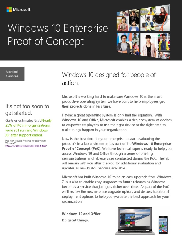 Windows 10 Enterprise Proof of Concept From Microsoft Services PDF ...