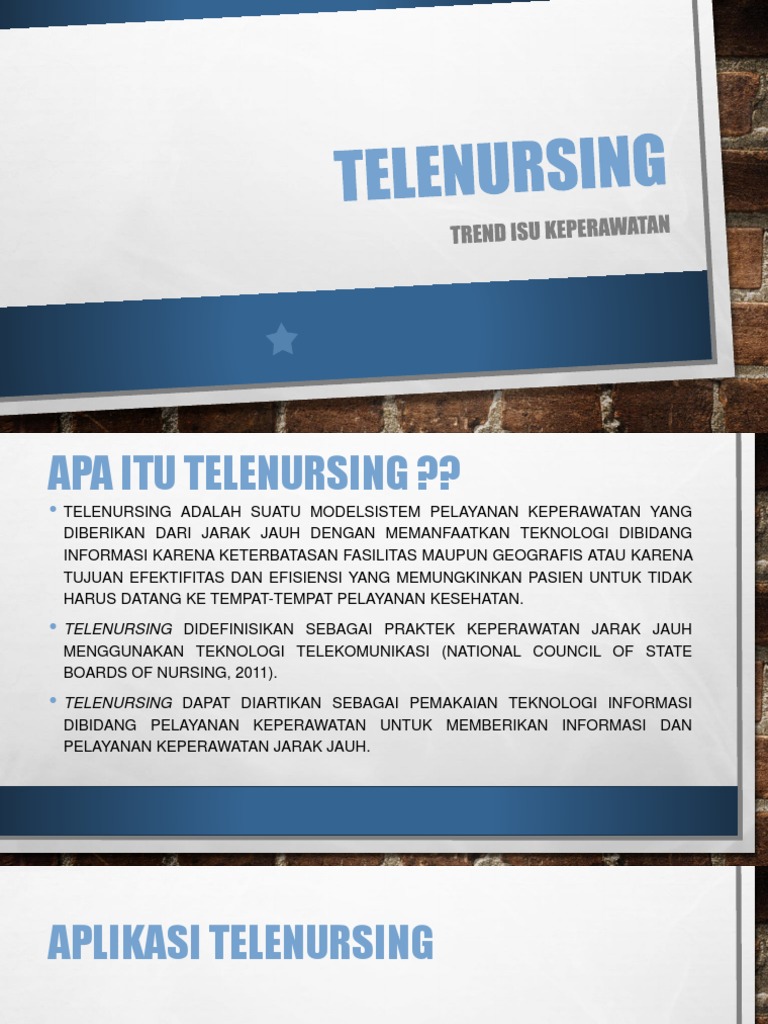 Telenursing | PDF