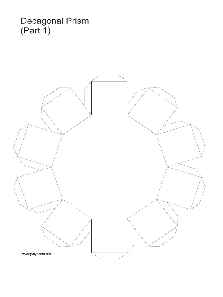 Decagonal Prism PDF | PDF