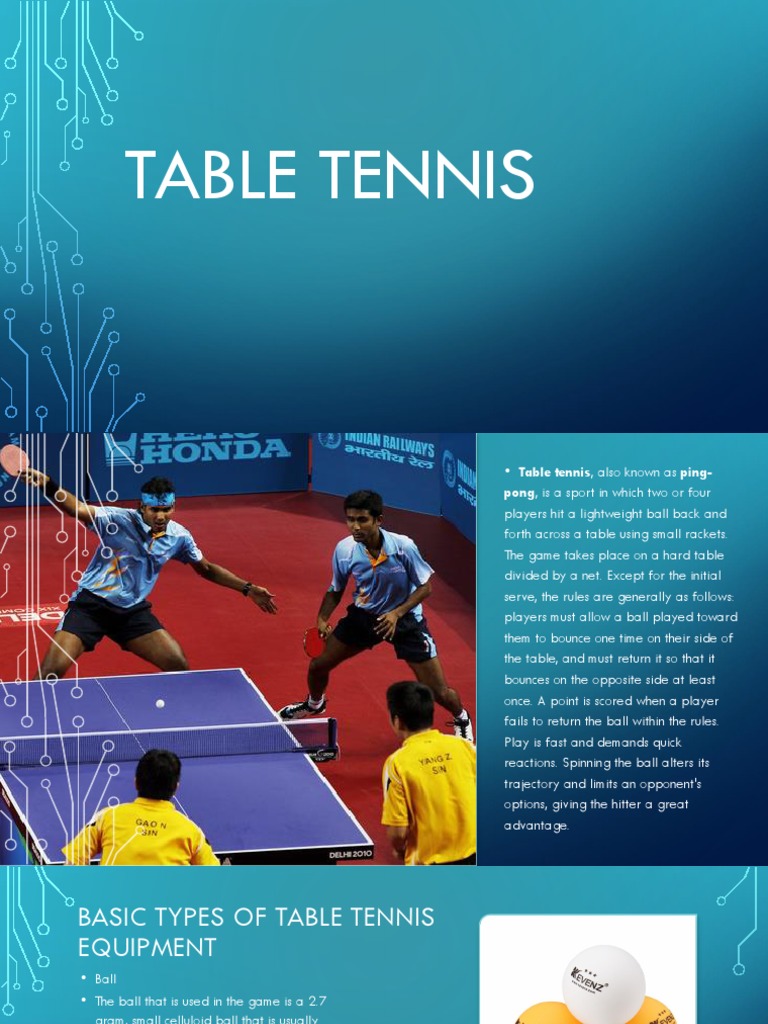 Table Tennis | PDF | Table Tennis | Leisure
