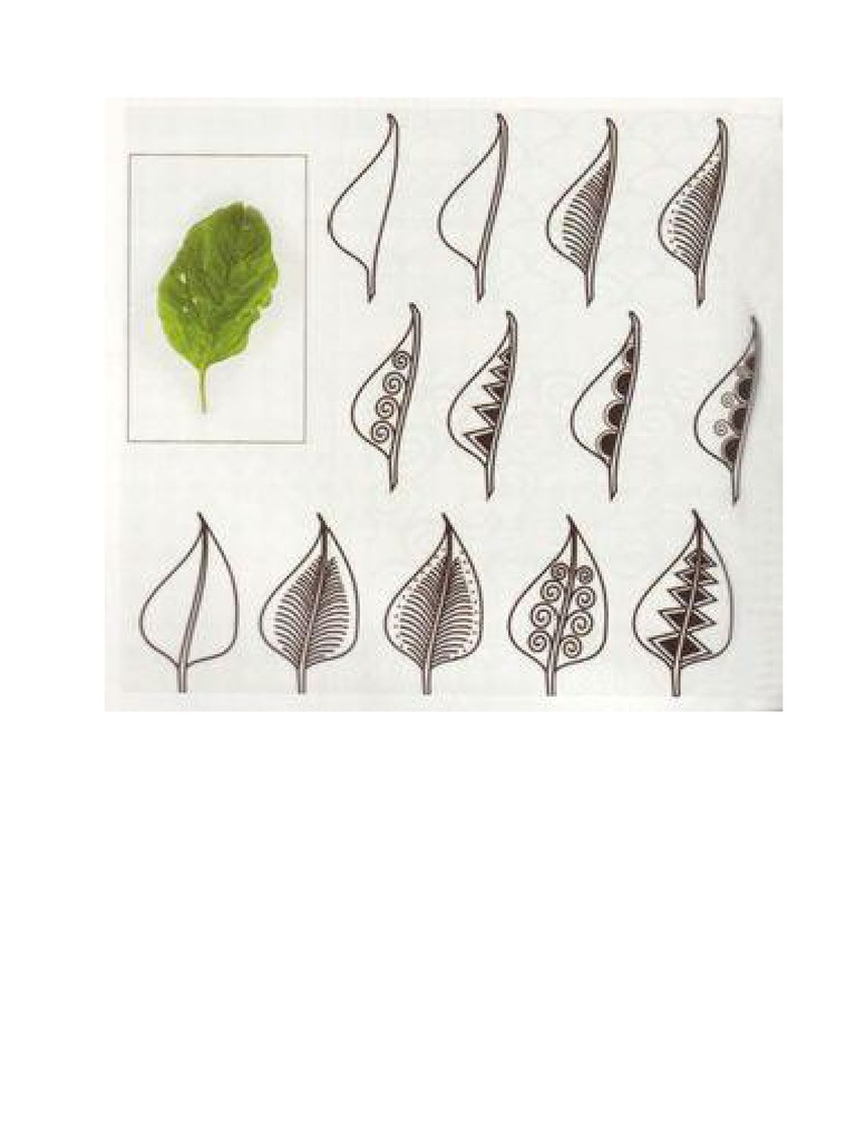 Teknik Stilasi Daun dalam Batik Tulis | PDF