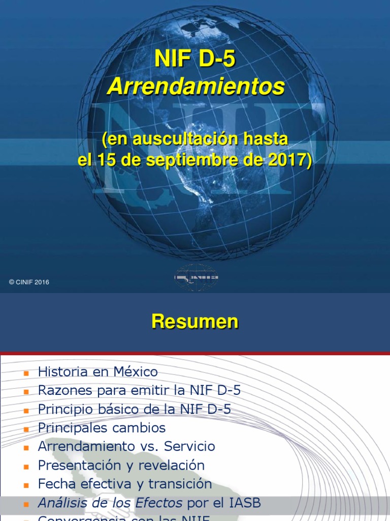 Nif D5 | PDF | normas internacionales de INFORMACION FINANCIERA ...