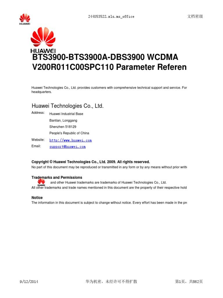 Parameter Reference | Download Free PDF | Parameter (Computer Programming) | Telecommunications