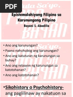Ang Filipinolohiya | PDF