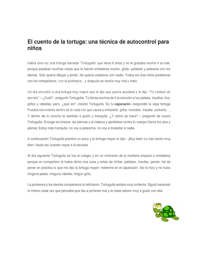 El Cuento de La Tortuga | PDF