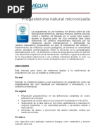 Prospecto Geslutin Profesionales | PDF | Progesterona | Ciclo menstrual