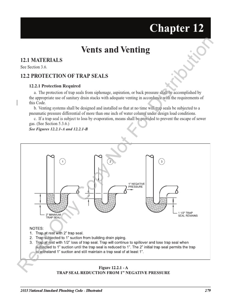 Plumbing Venting Code Overview | PDF | Plumbing | Shower