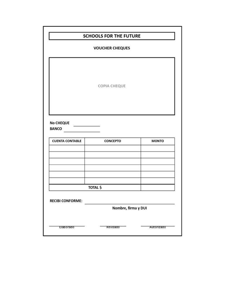 Formatos Vaucher | PDF