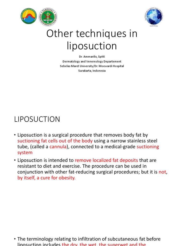 Other Techniques in Liposuction | PDF | Medicine | Surgery