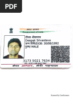 Editable Adhar Card Templets | PDF