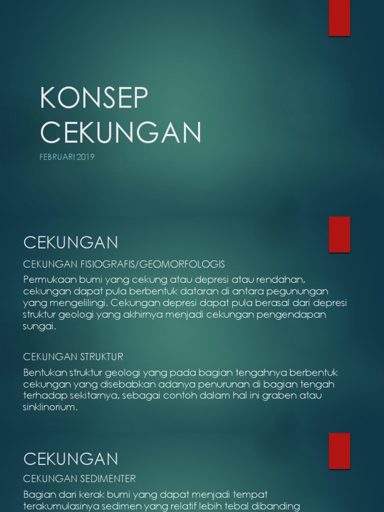 Klasifikasi Cekungan Geologi | PDF