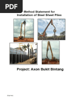 Method Statement For Gi Puddle Flanges Installation | PDF