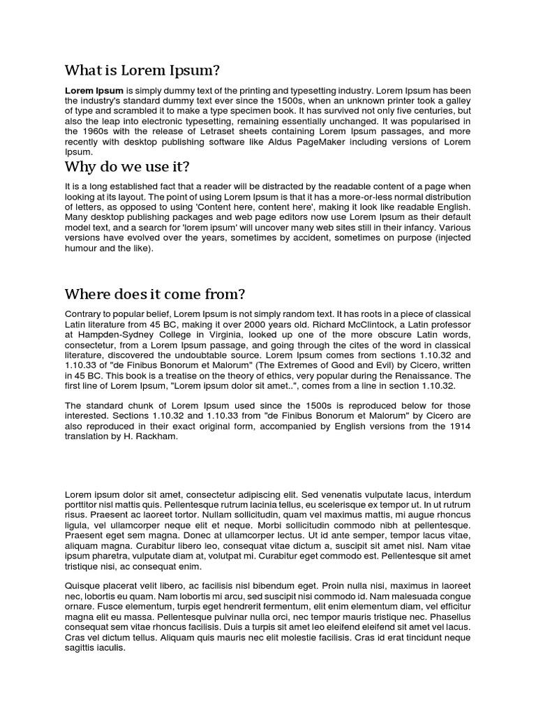 Lorem | PDF | Typography | Text