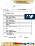 CR Checklist | PDF | Domestic Implements | Excretion
