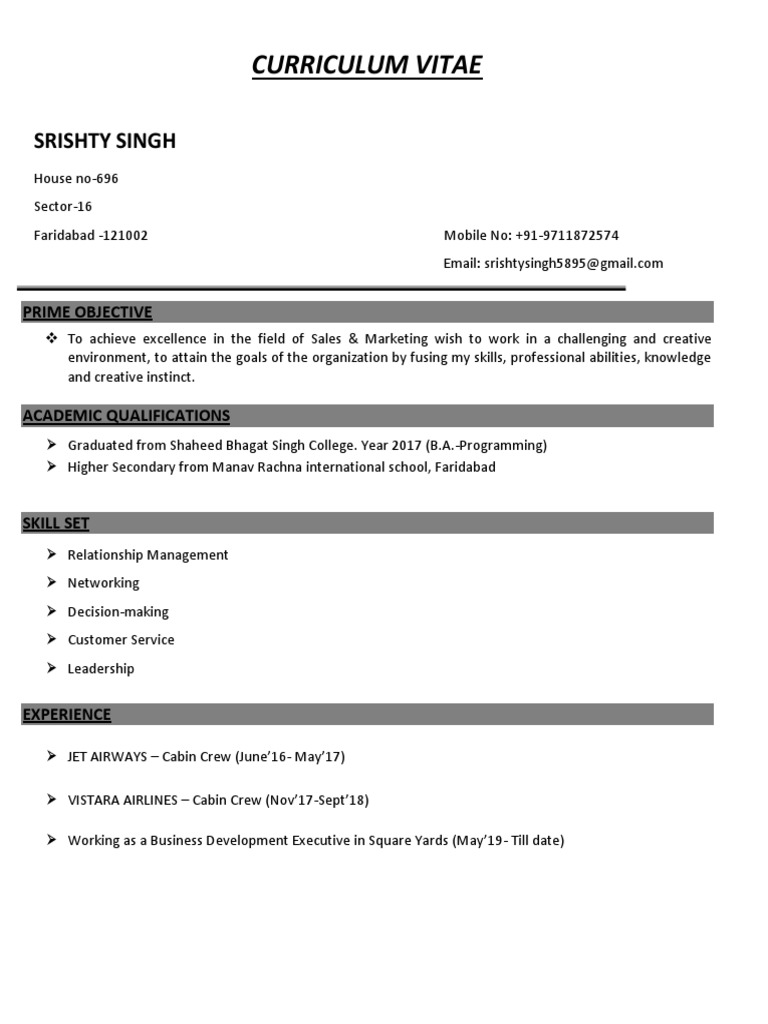 S Rish Ty Singh Resume | PDF