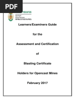 Blasting Certificate Information and Instructions | PDF | Mining ...