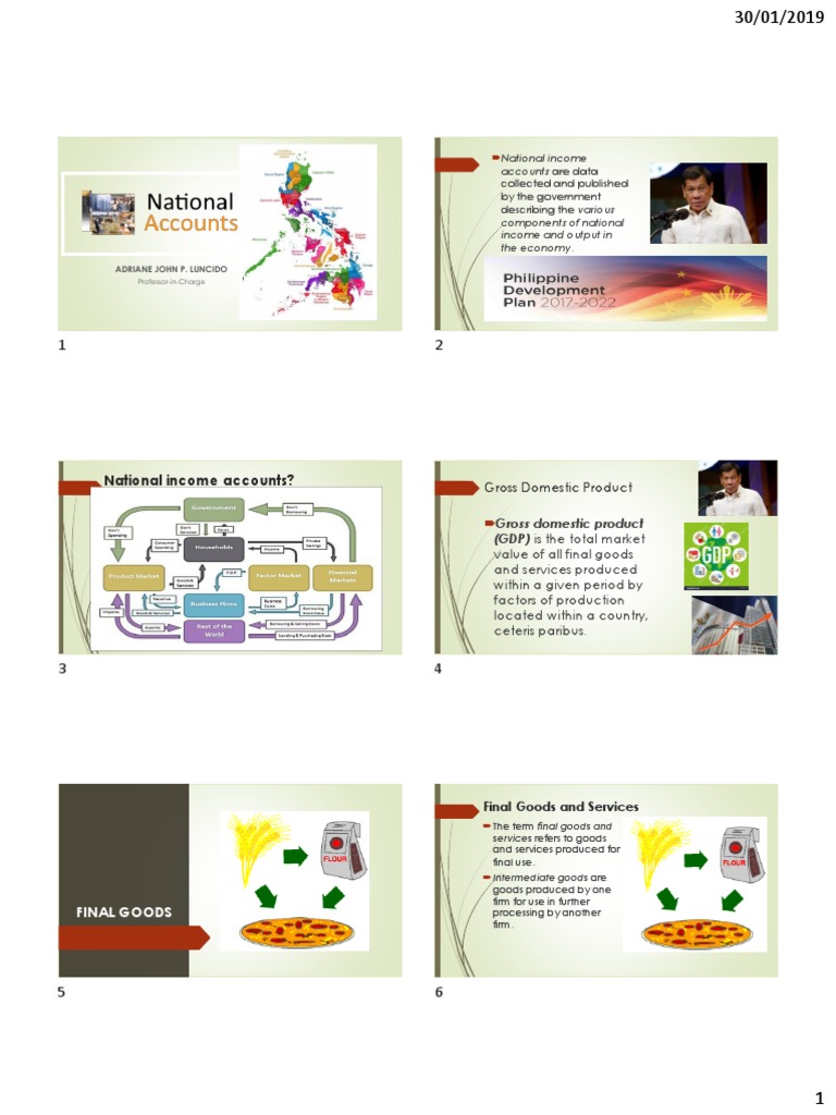 Understanding National Income Accounts | PDF | Measures Of National ...