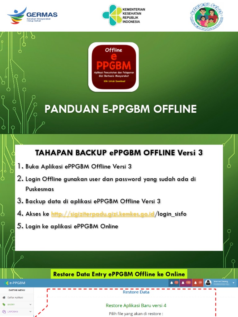 Paparan Offline Aplication EPPGBM | PDF | Bisnis | Komputer
