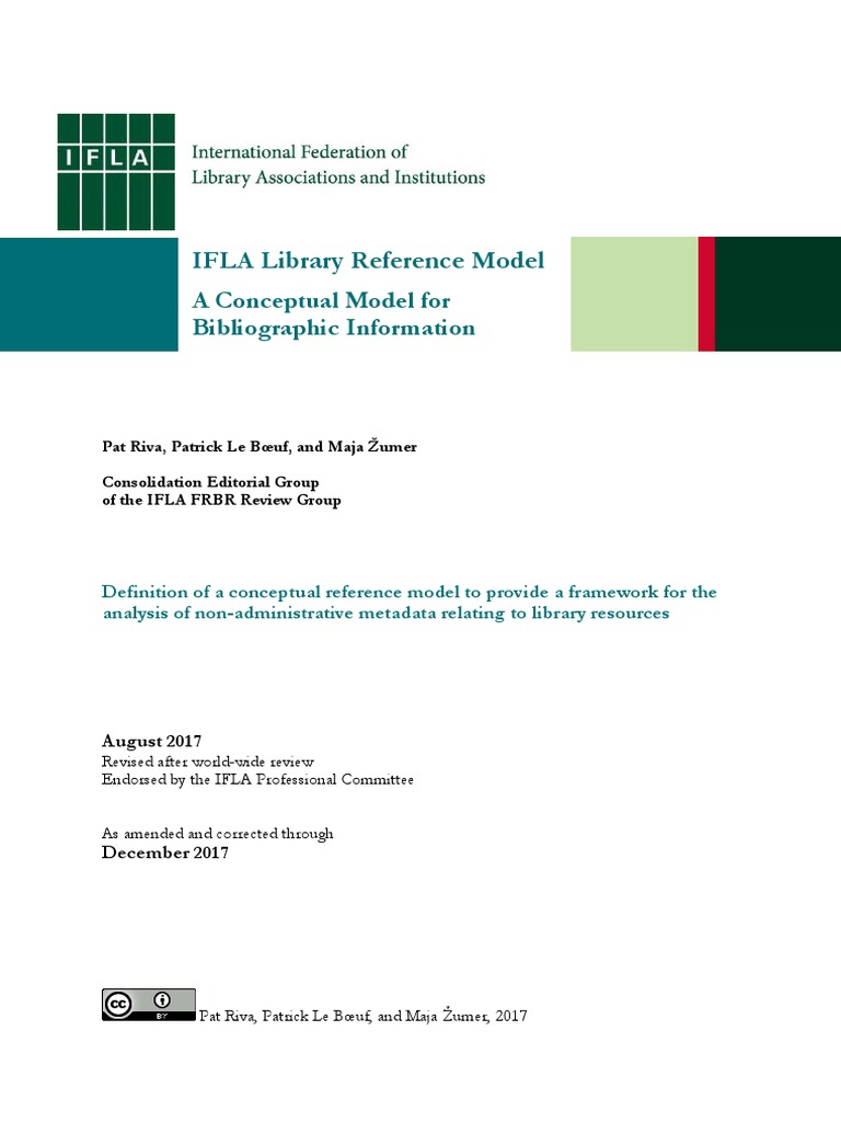 Ifla-Lrm-Ultinma Versione12 PDF | PDF | Conceptual Model | Cataloging