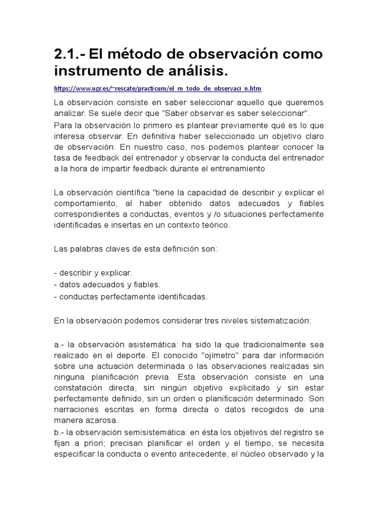 Aprender A Observar | PDF | Sherlock Holmes | Comportamiento