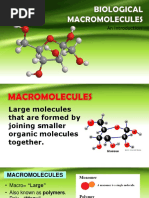 Macromolecule Comparison Table PDF | PDF | Macromolecules | Carbohydrates